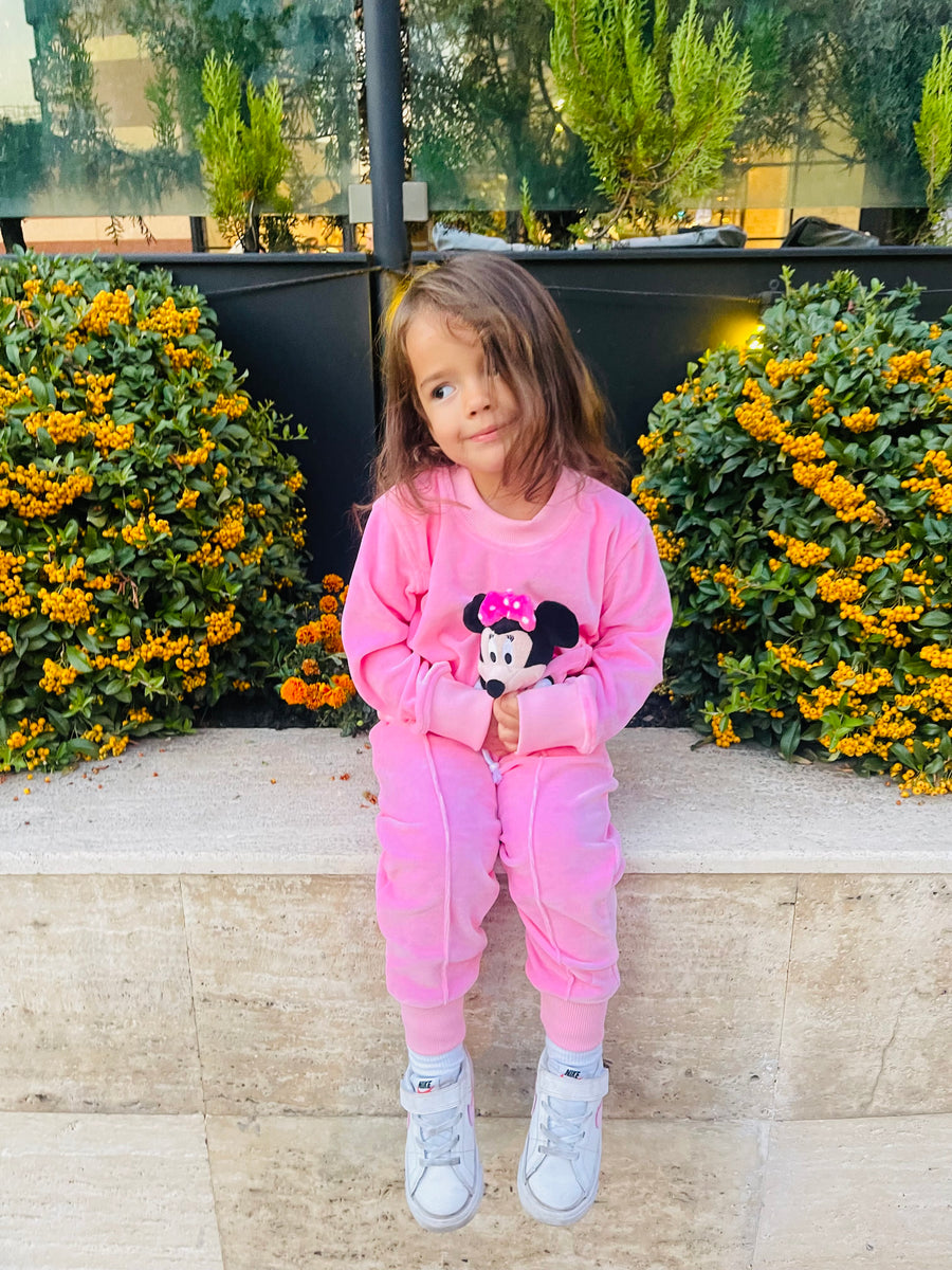 Trening Velur Mickey/ Minnie - pentru copii – Annia.ro